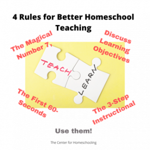 4 Rules for Better Homeschool Teaching Every Parent Should Know ...